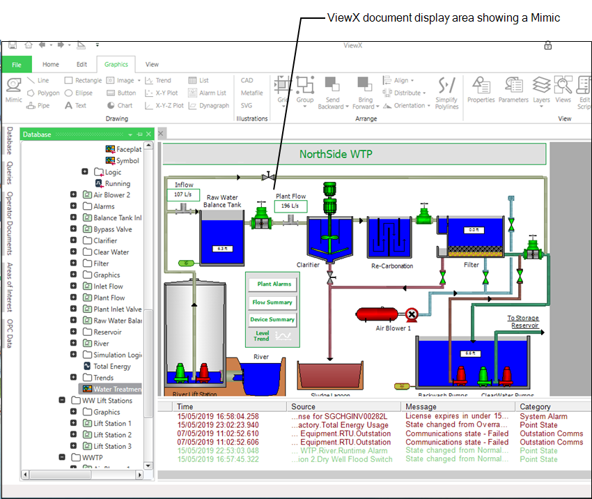 ViewX and Virtual ViewX Clients Guide - Document Display Area (ViewX Client)